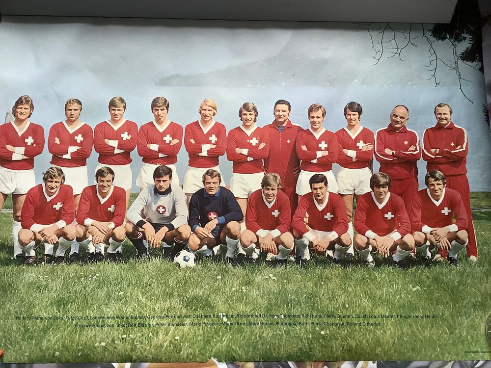 Altes schweizer Fussball Nati Poster (Gebraucht) in Magden für CHF 20 ...