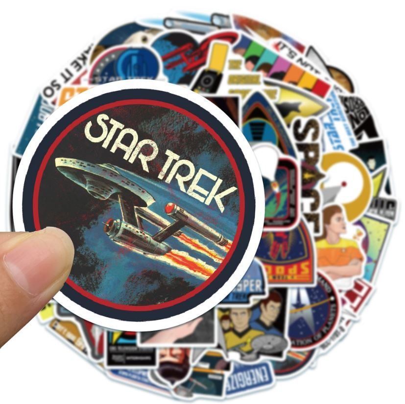 Star Trek Mr. Spock Enterprise Pike Kirk 50 tlg Stickerset (Neu und ...