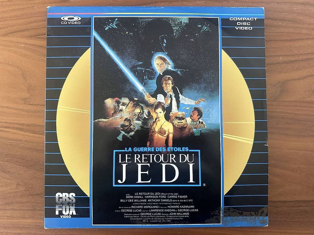 Star Wars return of the Jedi Laserdisc (Gebraucht) in Zürich für CHF 15 – mit Lieferung auf ...