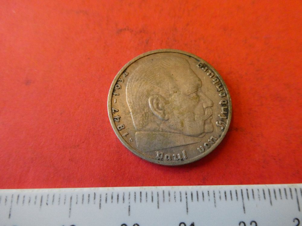 Dt. Reich 1937 A, 2 Reichsmark - Silber (Gebraucht) in Hinterforst für CHF 6 – mit Lieferung auf ...
