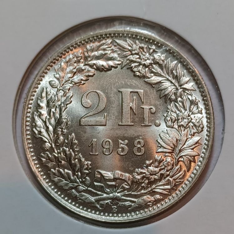 2 Franken 1958 stgl | Kaufen auf Ricardo