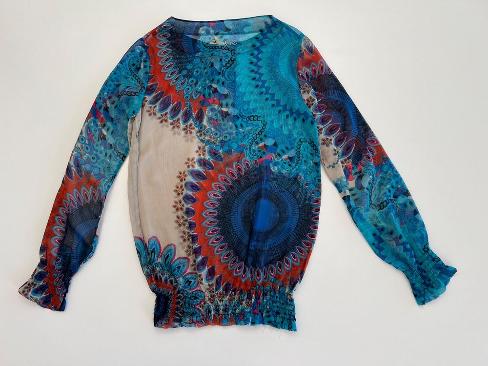 Desigual - Bluse langarm transparent - XS - farbig (Gebraucht) in Büetigen für CHF 25 – mit ...