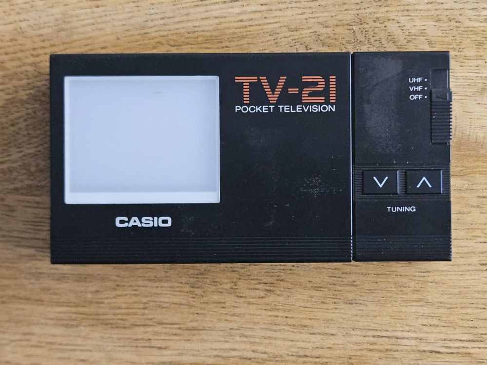 Casio TV-21 Pocket Television Vintage – ungetestet (Gebraucht) in Birr ...