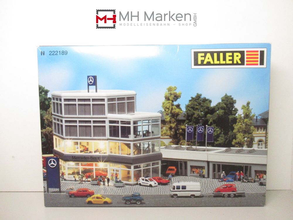 Faller 222189 Bausatz Mercedes-Benz Autohaus Spur N Anlage (Gebraucht ...
