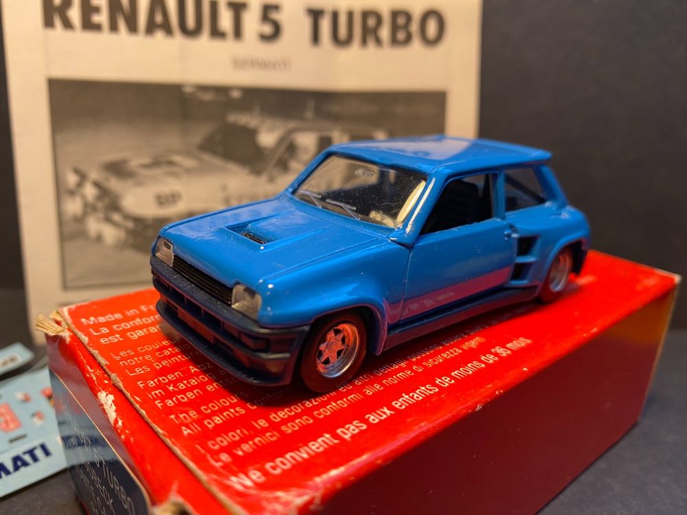 Renault 5 Turbo limitiertes Modellauto 1982 Sermatti TOP 43 (Neu und ...