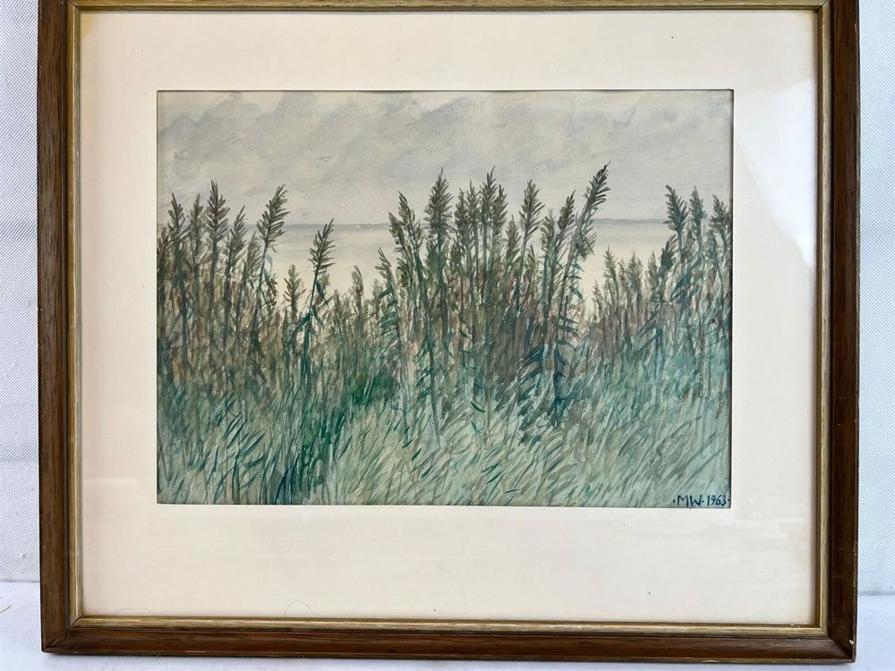 Antike Landschafts Aquarell sig | Kaufen auf Ricardo