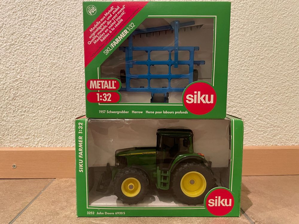 SIKU John Deere 6920 S mit Grubber (Neu und originalverpackt) in ...