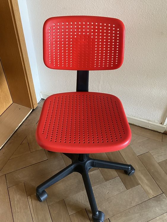 IKEA Alrik Adjustable Office Chair - Red | Kaufen auf Ricardo