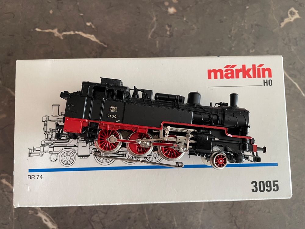 Marklin 3095 Dampflok BR74 Digital ESU 1.- (Gebraucht) in Hauterive NE für CHF 41 – mit ...