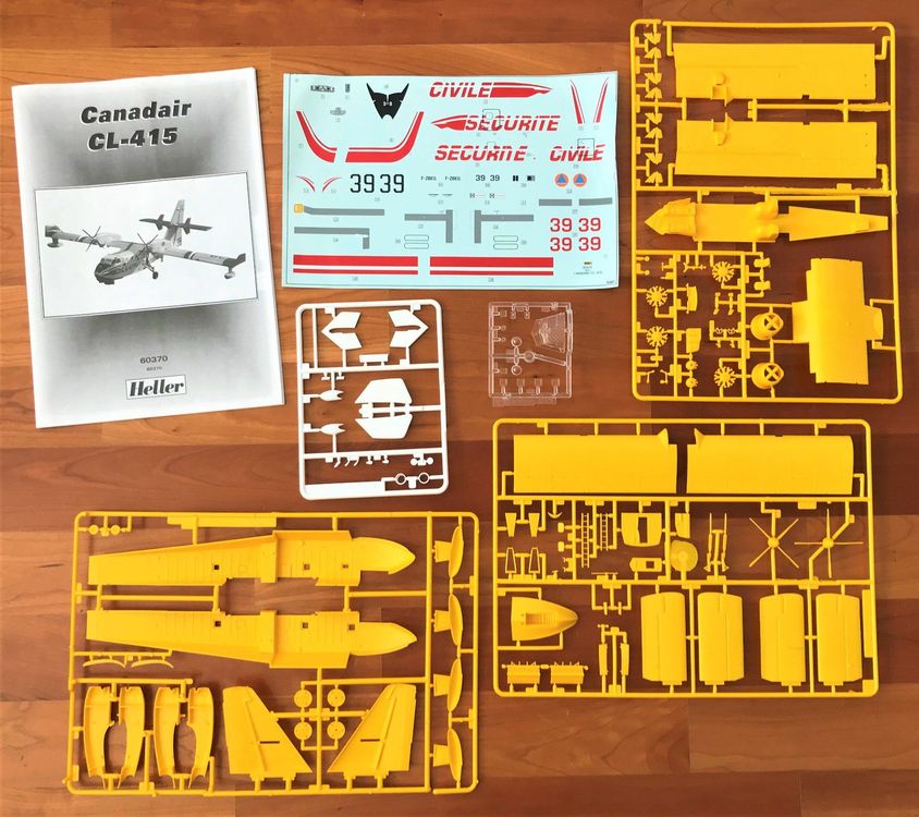 Canadair CL-415 Heller Nr. 80370 1:72 komplett aber ohne Box (Neu und ...