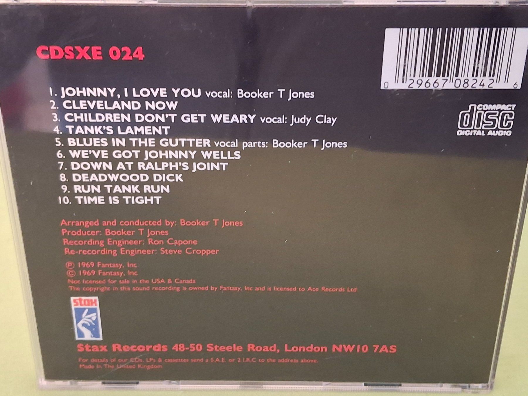 CD Booker T. & The MG's - Up Tight / R&B/Funk/ Soul (Gebraucht) in Aarberg für CHF 3.6 – mit ...