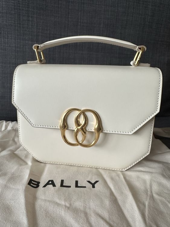 NEW BALLY White Calf Leather Shoulder Bag | Kaufen auf Ricardo