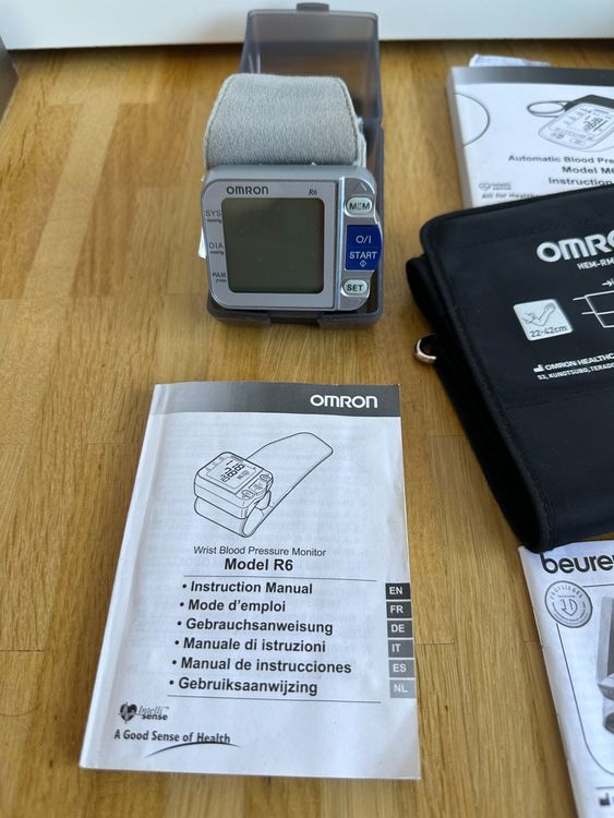 OMRON M6 AC Blutdruckmessgerät + OMRON R6 (Gebraucht) in Zürich für CHF ...