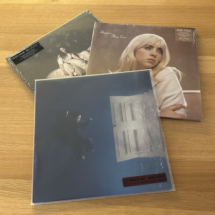 3 Billie Eilish LP’s neu & verpackt (Neu und originalverpackt) in Basel für CHF 92 – mit ...