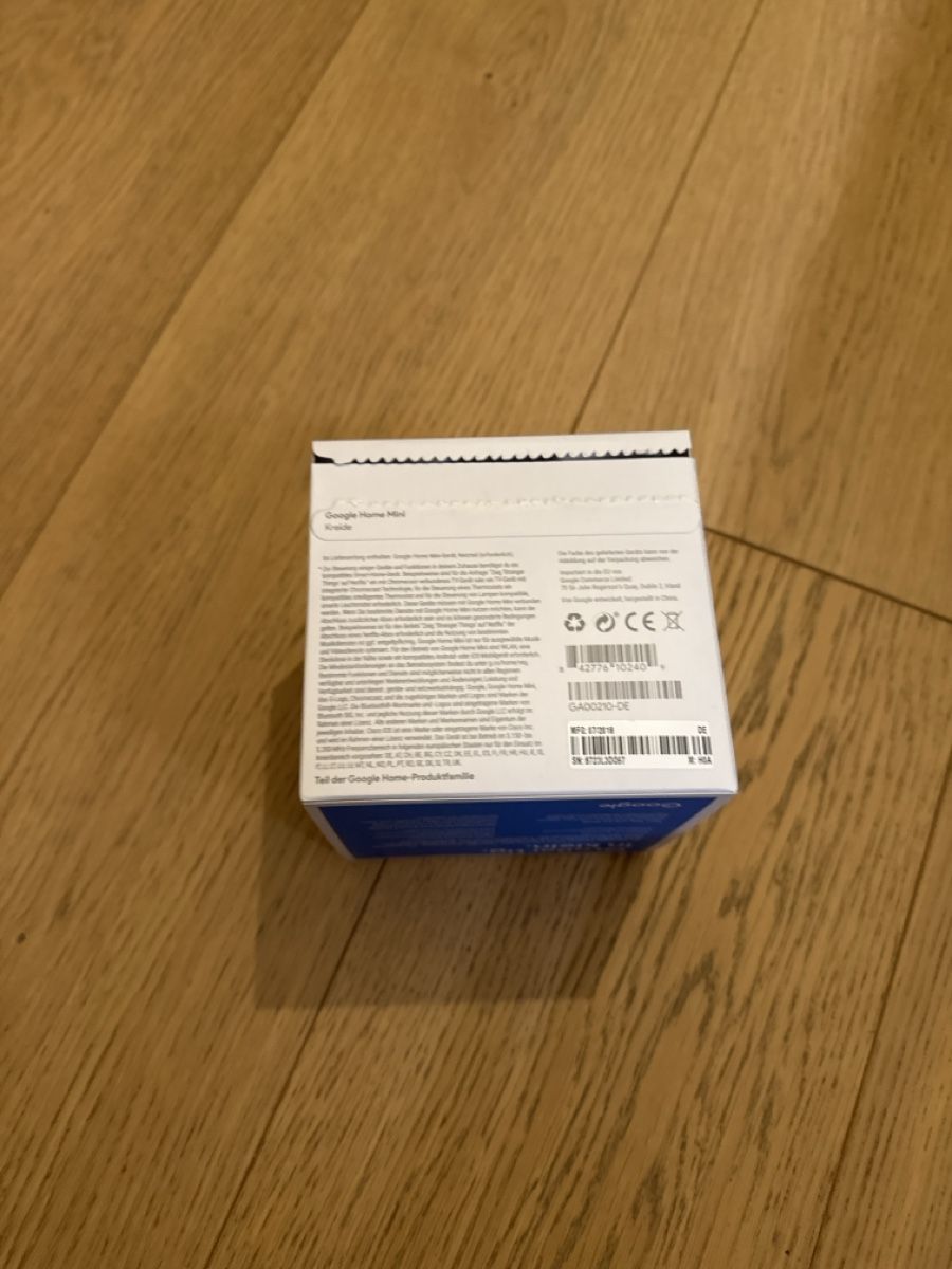 Google Home Mini - Smart Speaker - Top Zustand! (Neu (gemäss ...