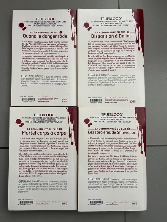 Lot 4 livres True Blood, Charlaine Harris 📕 (D'occasion) à Sierre pour ...