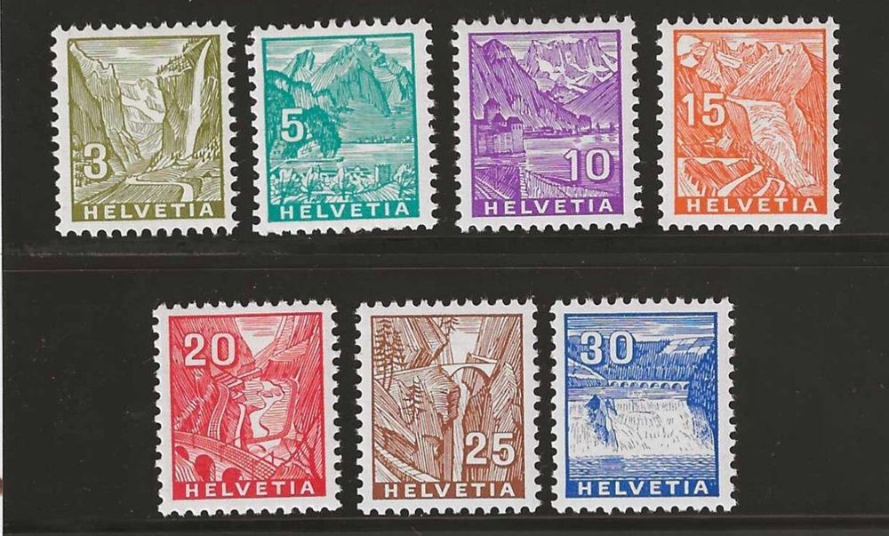 1934 : Serie Nr. 194 - 200 - postfrisch ** KP 160.-- | Kaufen auf Ricardo
