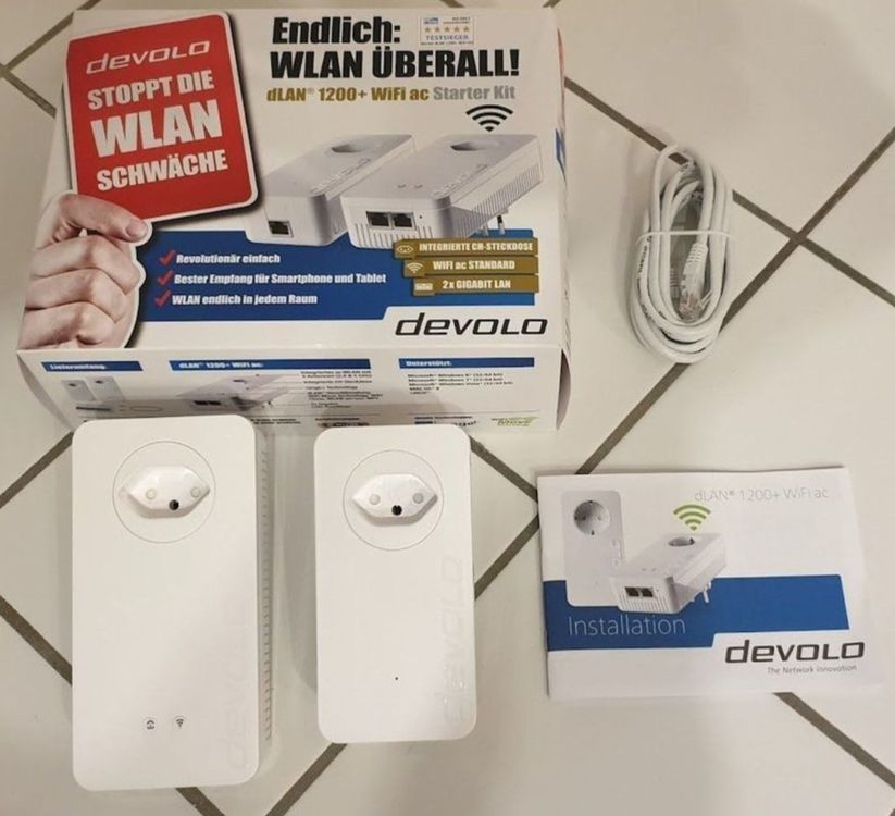 Devolo 1200 dLan Wifi Starter Kit | Kaufen auf Ricardo
