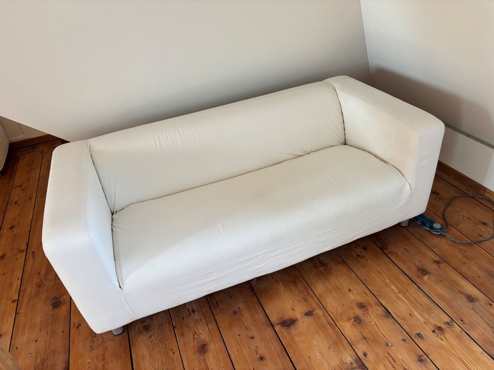 Ikea Klippan Sofa 2-Sitzer mit Fusshocker (Gebraucht) in Basel für CHF 125 – nur Abholung auf ...