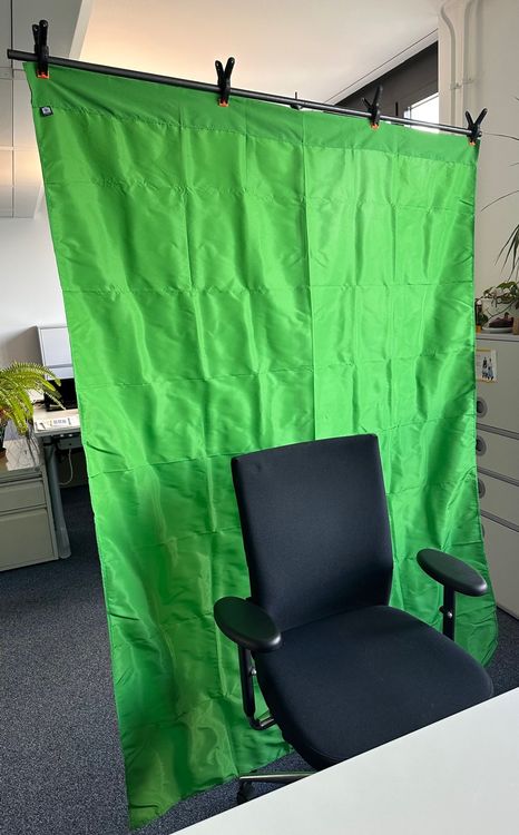 1.5m/5ftx2M/7ft Green Screen Fotohintergrund Stativ Ständer (Gebraucht ...
