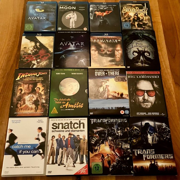 Sammlung von DVDs & Blu-Rays (16 Filme) (Gebraucht) in Wabern für CHF ...