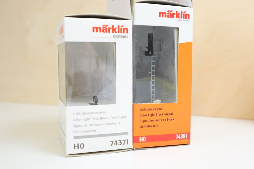 Märklin 9 x Signal/Stellpult 74391/74371 Neu - NP: 234.- | Kaufen auf ...