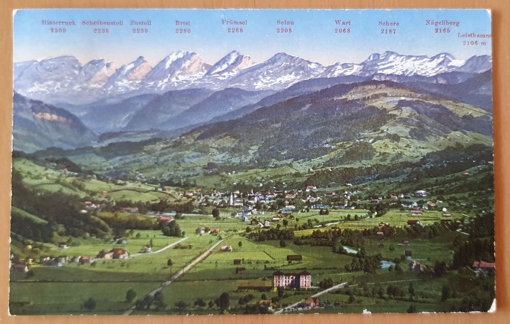 Ebnat-Kappel mit den Churfirsten (Gebraucht) in Kreuzlingen für CHF 8 – mit Lieferung auf ...