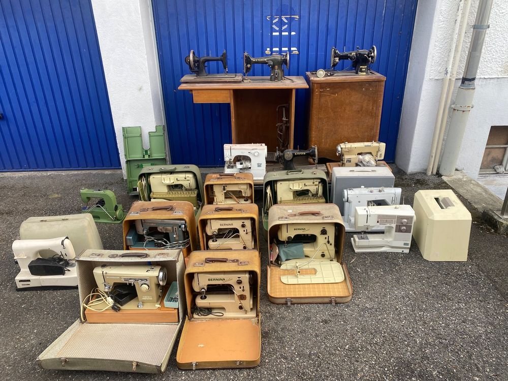 LOT NÄHMASCHINEN -18 Stück-AB NUR 1.- CHF- FÜR BASTLER | Kaufen auf Ricardo