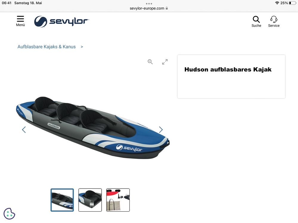 Boot Kayak Sevylor 3 Plätz neuwertig (Neu (gemäss Beschreibung)) in ...
