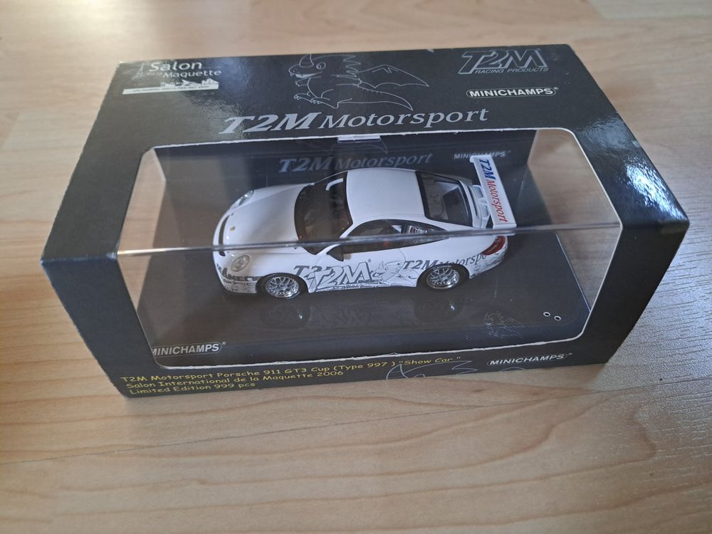 MINICHAMPS PORSCHE 911 997 GT3 CUP T2M SPECIAL 1/43 LIM. 999 (Neu und originalverpackt) in Boll ...