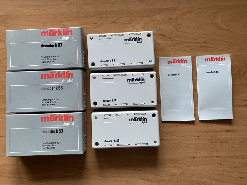 3x Märklin 6083 decoder k83 (Neu (gemäss Beschreibung)) in Adelboden ...