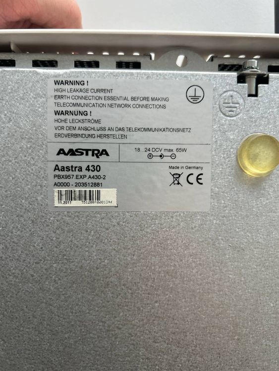 Telefonanlage Aastra (Mitel) 430. MiVoice Office TVA (Gebraucht) in ...