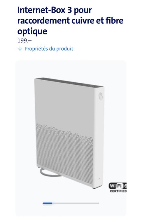 Internet-Box 3 pour cuivre et fibre optique Swisscom | Kaufen auf Ricardo