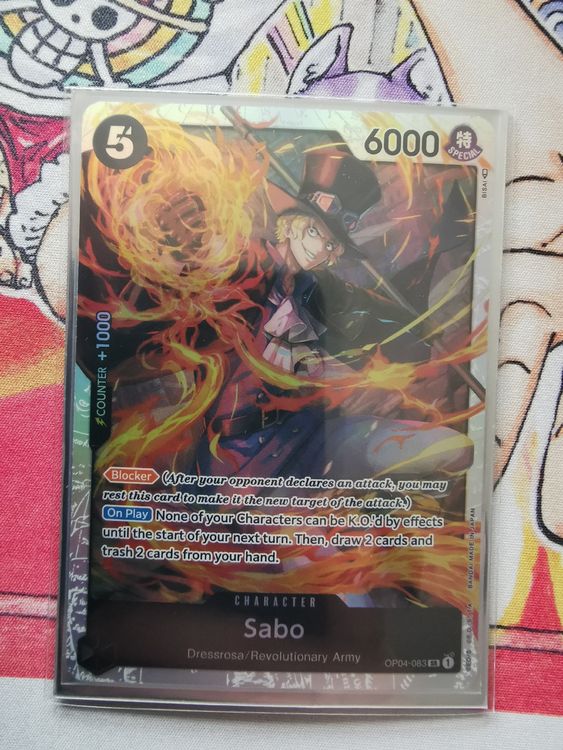 One Piece TCG Sabo OP04-083 SR | Kaufen auf Ricardo
