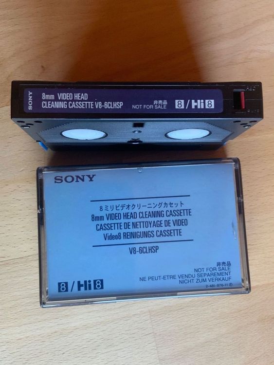 Reinigungskassette für Hi8, Video8, Digital8 Camcorder | Kaufen auf Ricardo