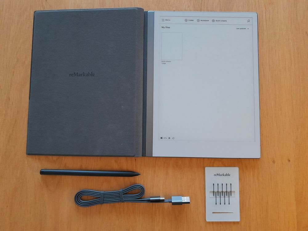 Remarkable 2 inkl. Stift, Cover, Ladekabel & Ersatzminen (Gebraucht) in ...