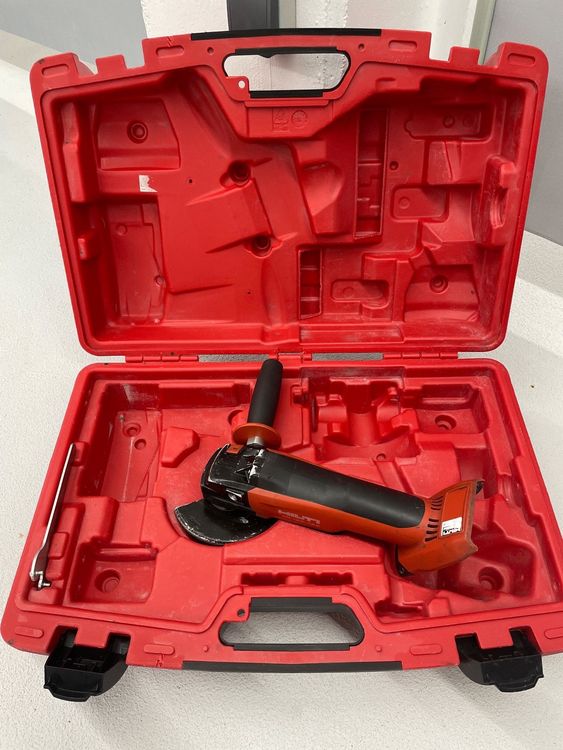 Hilti Akku Winkelschleifer AG 125-A22 im Koffer (D'occasion) à Neftenbach pour CHF 199 – avec ...