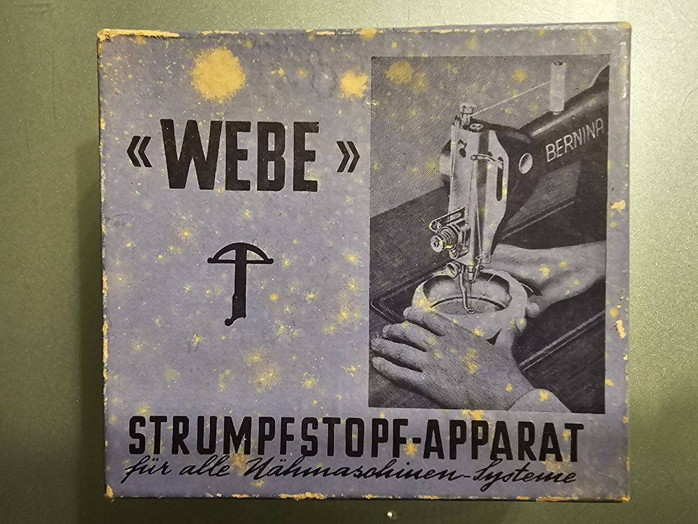 WEBE Strumpfstopf-Apparat Bernina Nähmaschine antik (Gebraucht) in ...