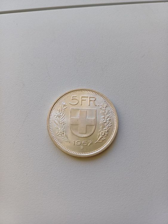 Schweiz 5 Franken 1967 unzirkuliert !! (Neu (gemäss Beschreibung)) in Muralto für CHF 8 – mit ...