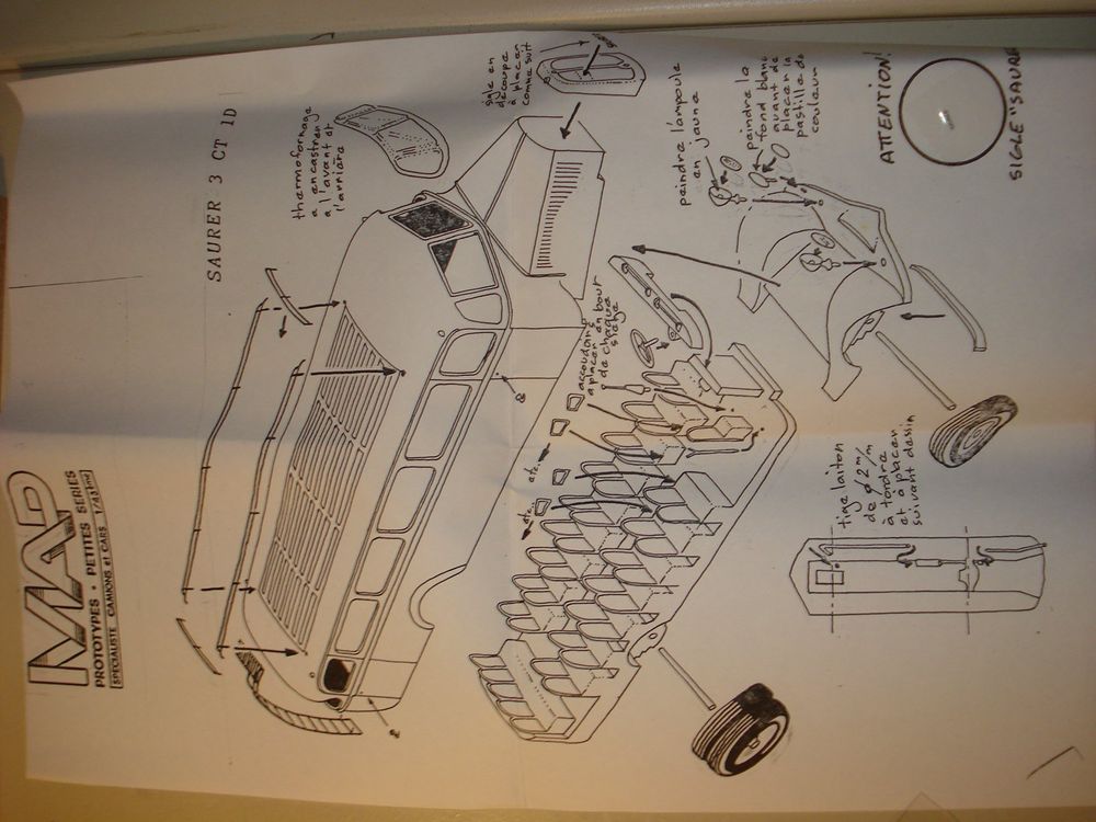 Saurer 3 CT 1D Bus Bausatz 1/43 Hersteller MAP 9603 ungebaut (Gebraucht ...