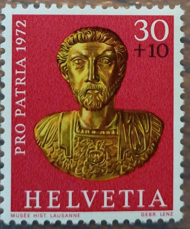 Helvetia Briefmarke Pro Patria 1972 | Kaufen auf Ricardo