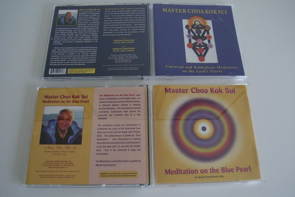 MASTER CHOA KOK SUI 2 CD MEDITATION KABBALISTIC BLUE PEARL | Kaufen auf Ricardo