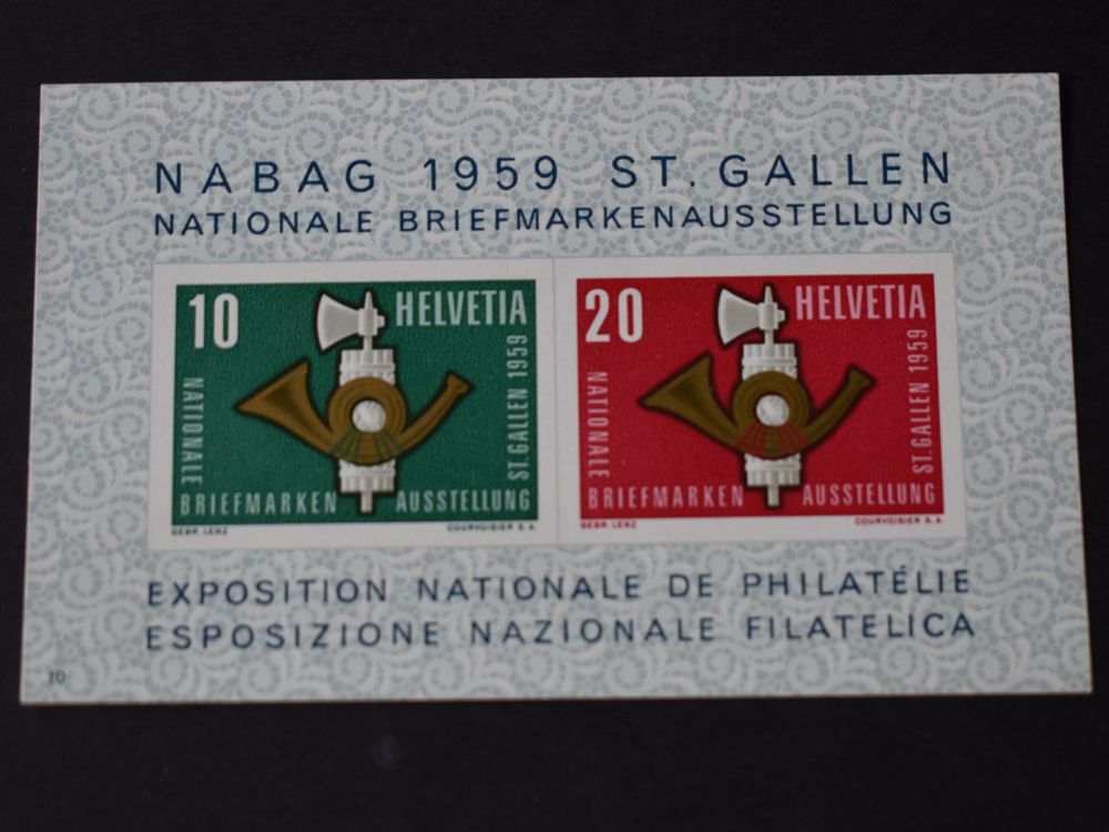 NABAG Block Postfrisch 1959 B2610F (Neu (gemäss Beschreibung)) in ...