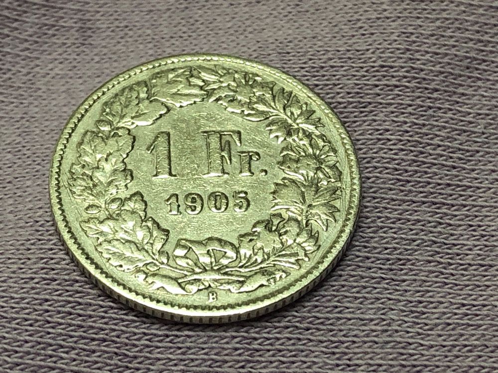 Schweiz 1 Franken 1905 Silber Rar | Kaufen auf Ricardo