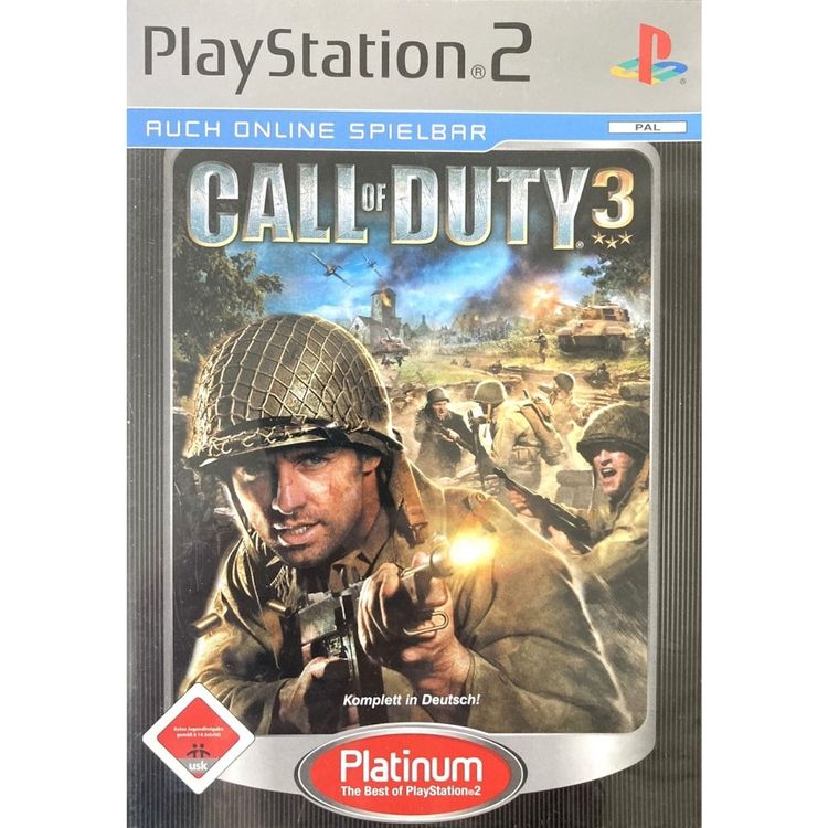 Call of Duty 3 - SONY PS2 (Gebraucht) in Jonschwil für CHF 8.9 – mit ...