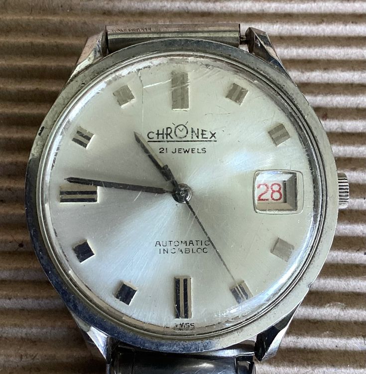 Vintage Chronex Automatik Armbanduhr (Gebraucht) in Root für CHF 20 ...