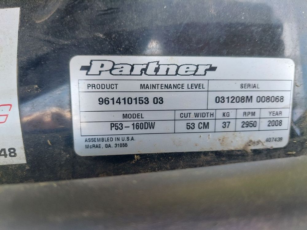 Partner Rasenmäher P53-160DW, Honda Motor GCV 160 (Gebraucht) in ...