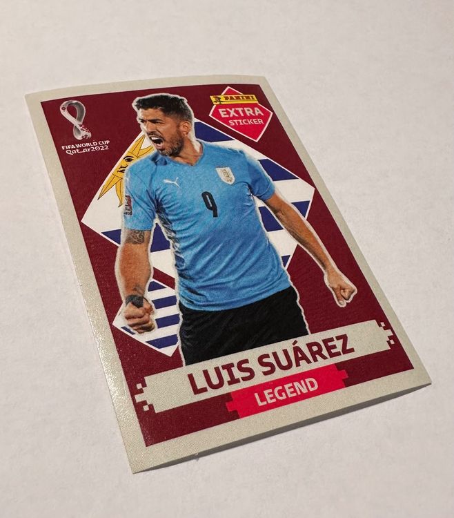 Panini Extra Sticker FIFA WM 2022 Luis Suarez (Neu (gemäss Beschreibung ...