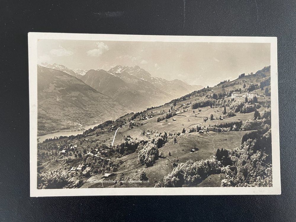 AK SG Walenstadtberg mit Sanatorium, Walenstadt (Gebraucht) in Thal für CHF 1 – mit Lieferung ...