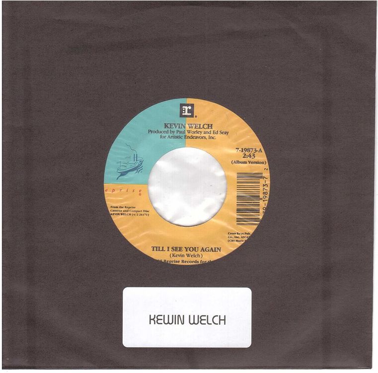 VINYL 7 KEVIN WELCH - TILLI SEE YOU AGAIN | Kaufen auf Ricardo